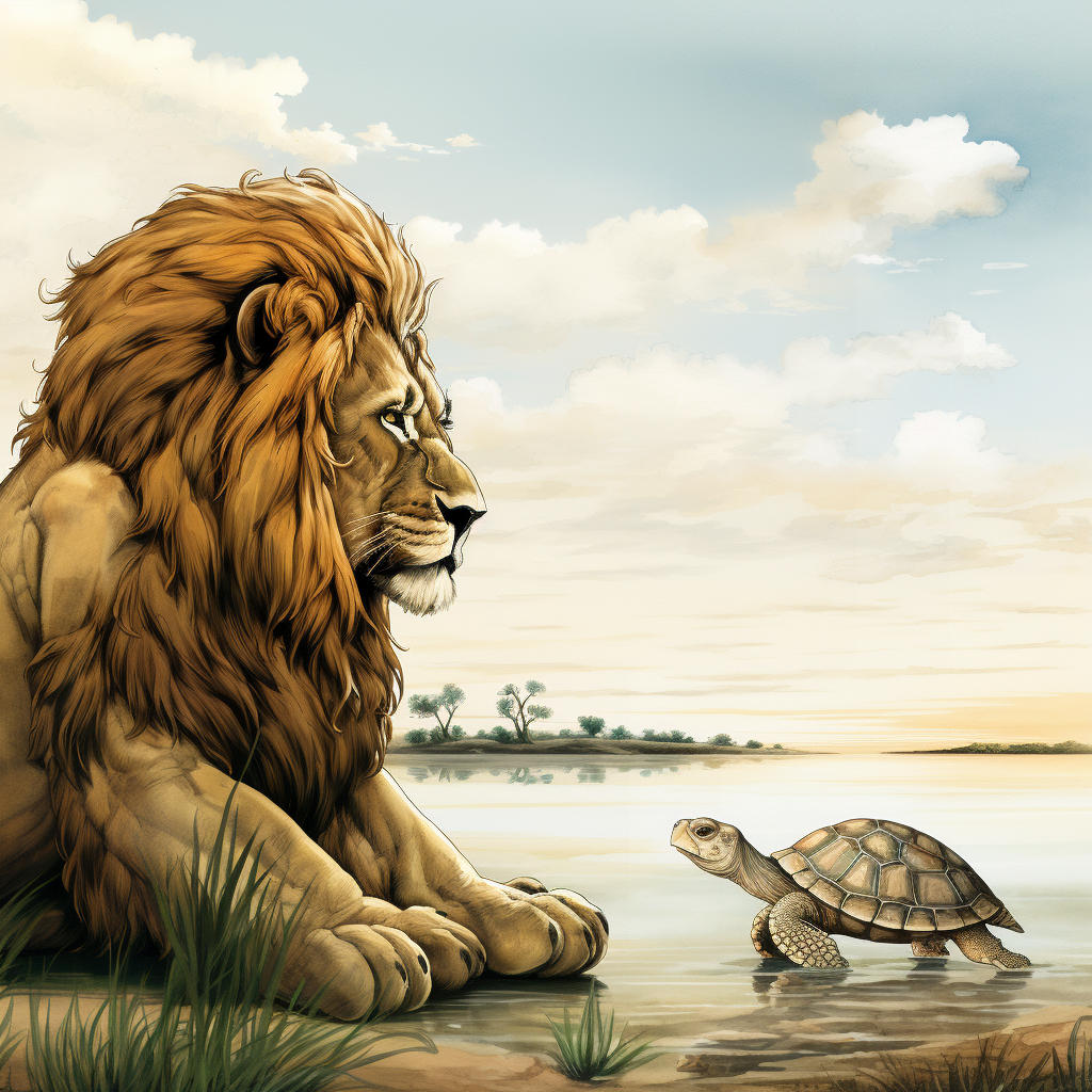 The Lion and the Turtle – Deep Sky Anchor