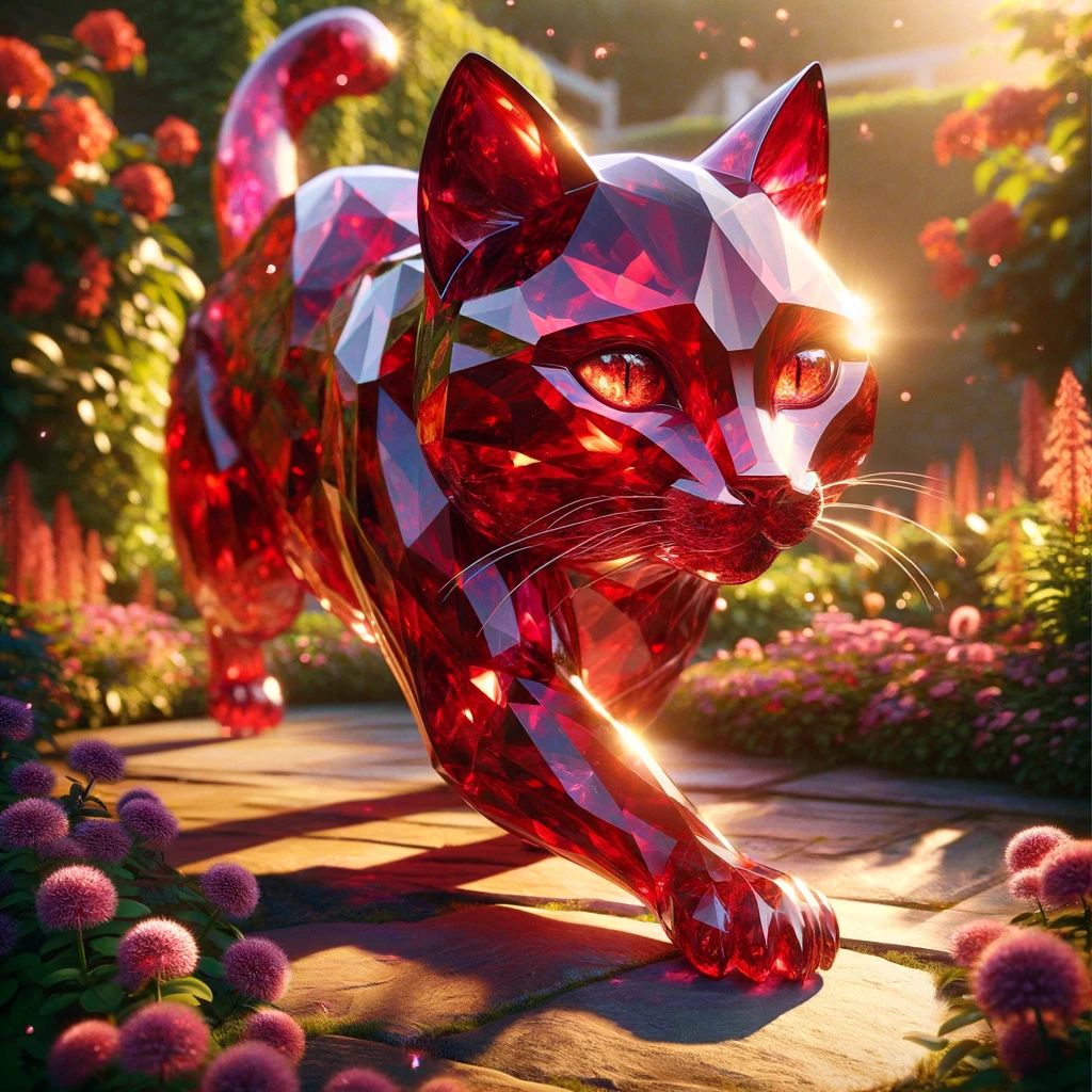 Ruby Cut Feline – Deep Sky Anchor