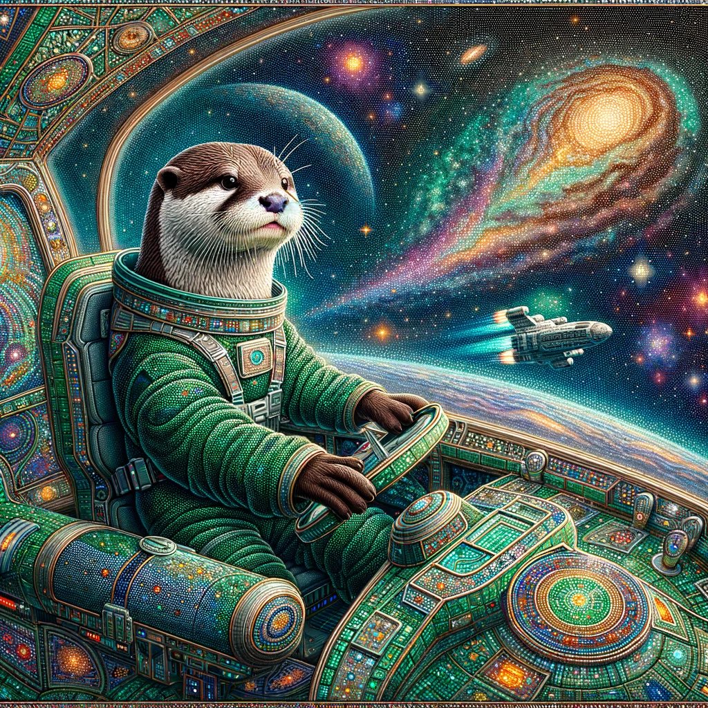 The Otter’s Green Flying Machine – Deep Sky Anchor