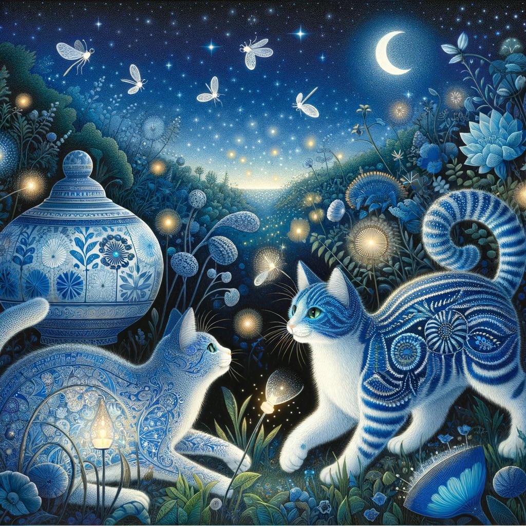 Blue China Cats – Deep Sky Anchor